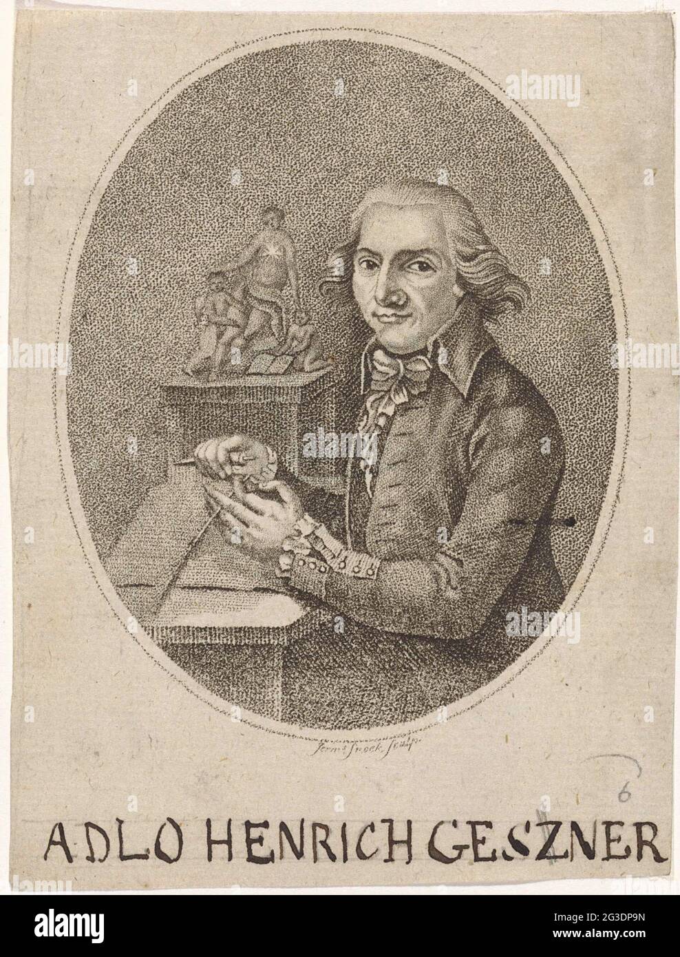 Portrait of Adolph Heinrich Meltzer. Portrait of Adolph Heinrich ...