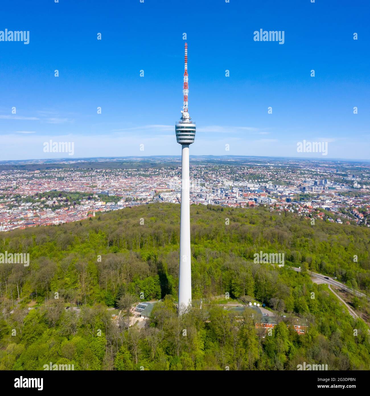 Aerial top view modern city square hi-res stock photography and images ...