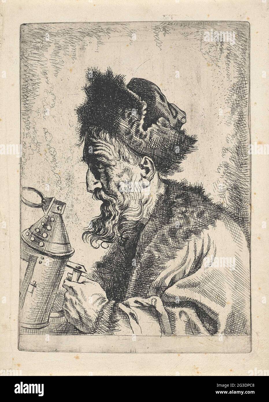 Diogenes with the lantern. The philosopher Diogenes from Sinope with ...