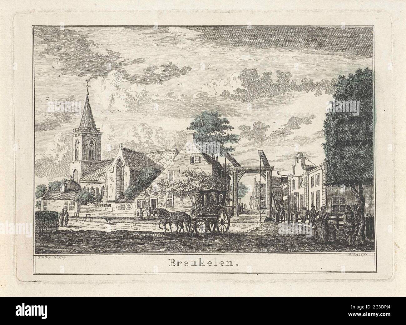 Face on the village of Breukelen; Breukelen Stock Photo - Alamy