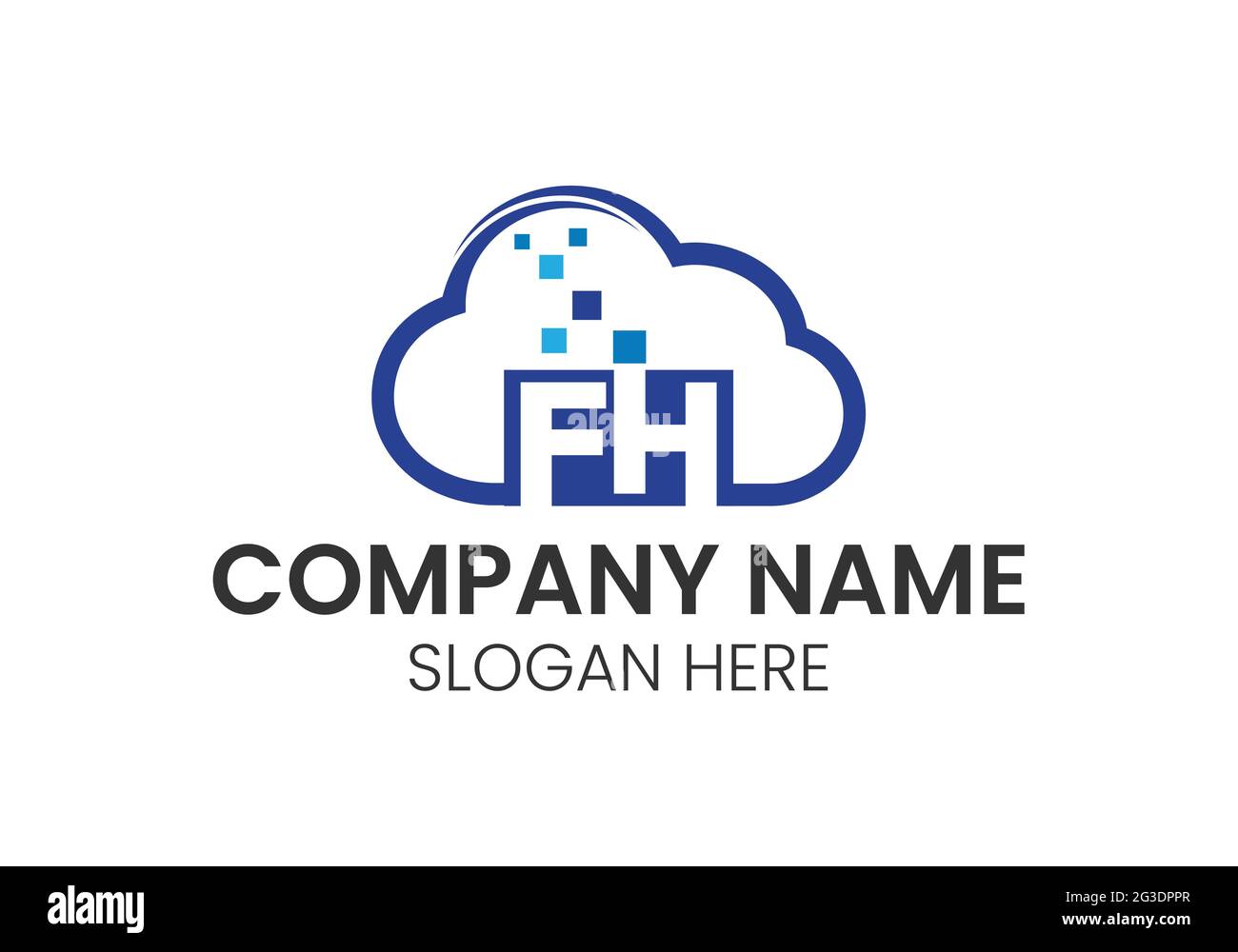 Cloud computing logo sign symbol. Communication or network icon. Cloud ...