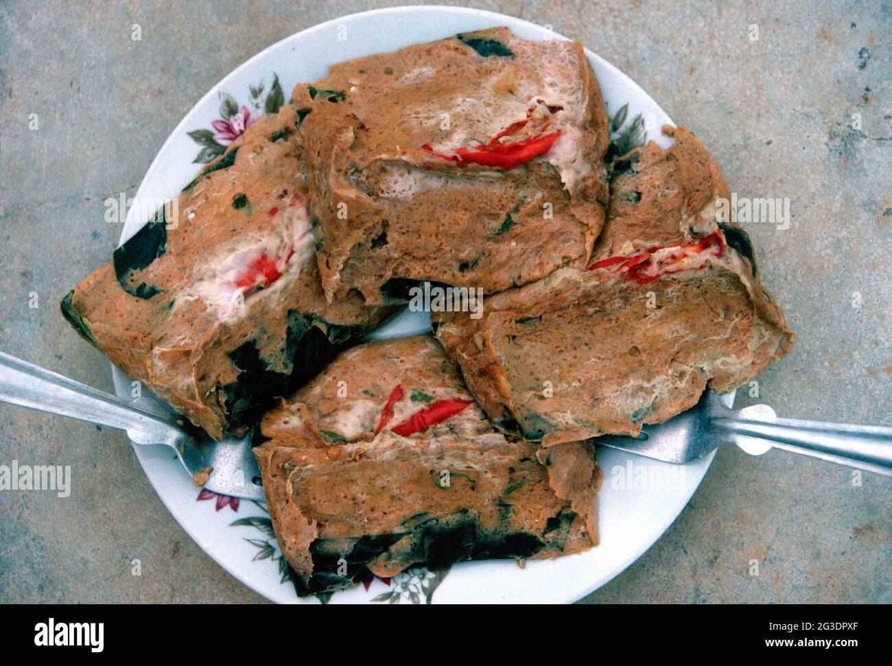 Hor mok steamed fish cakes Thailand Stock Photo - Alamy