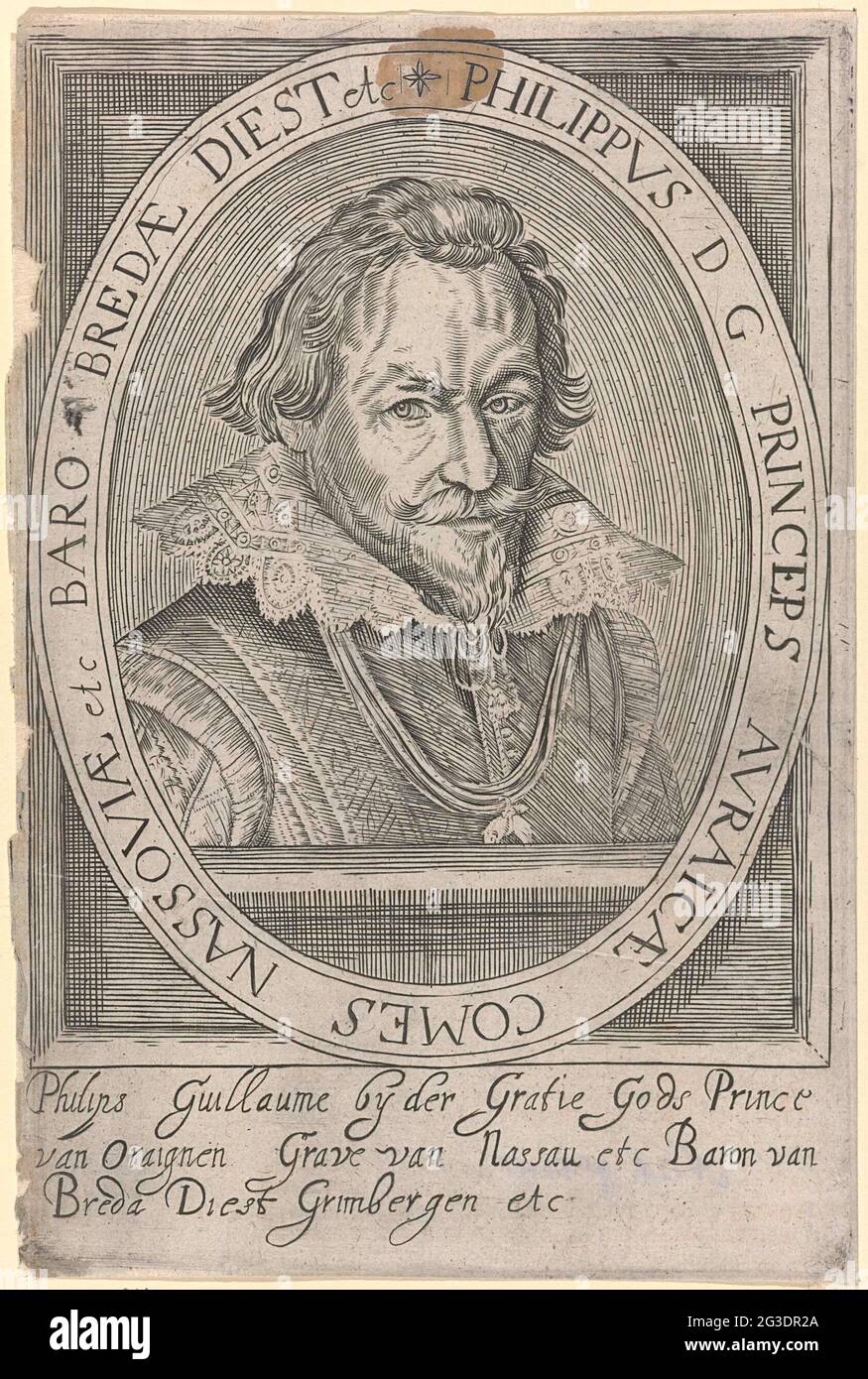 Portrait of Philip Willem, Prince of Orange. Portrait of Philip Willem ...