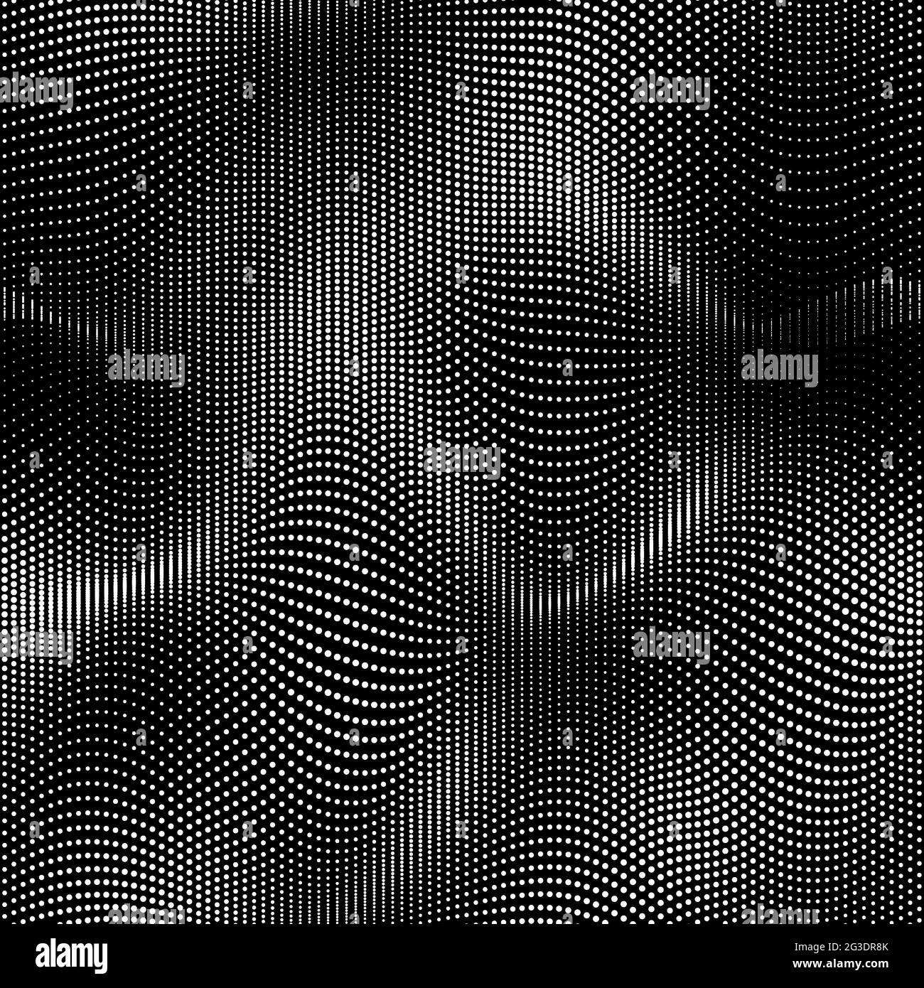 Seamless wavy array of dots pattern for print or digital use Stock ...