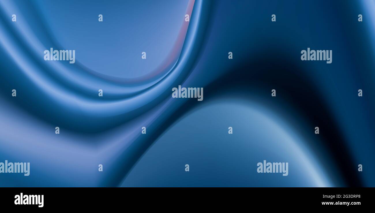 Abstract liquid background design, blue paint color flow, artistic ...