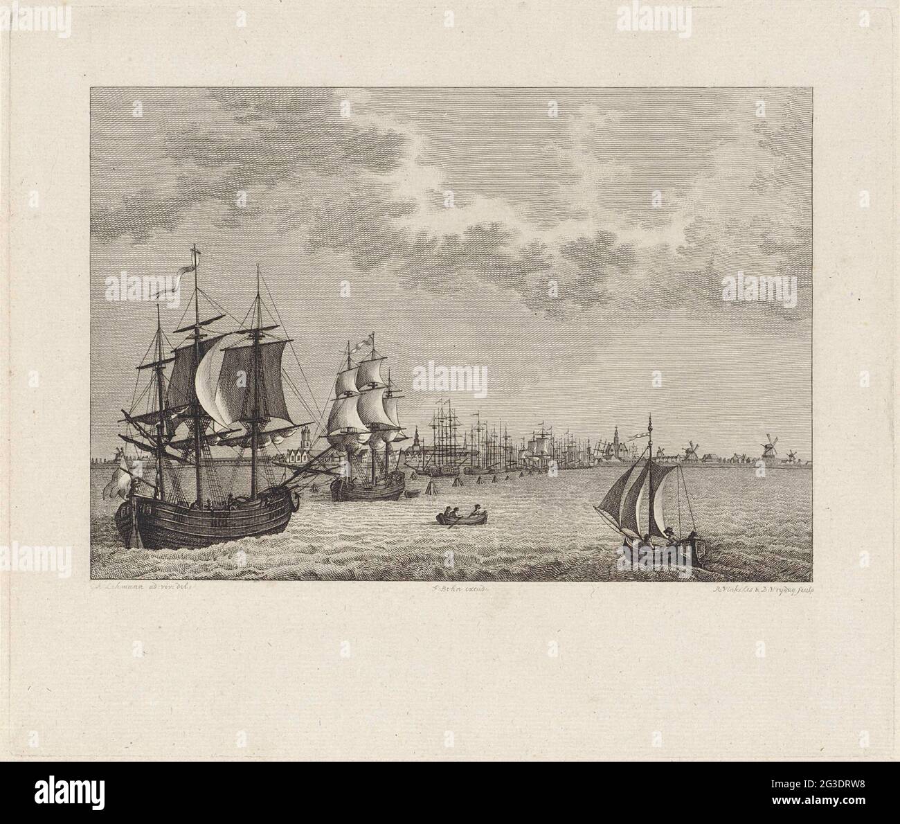 View of the port of Emden Stock Photo - Alamy