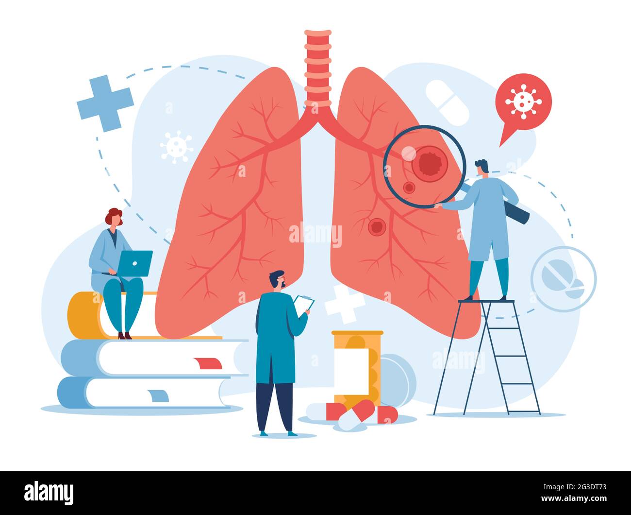 Tuberculosis cartoon hi-res stock photography and images - Alamy