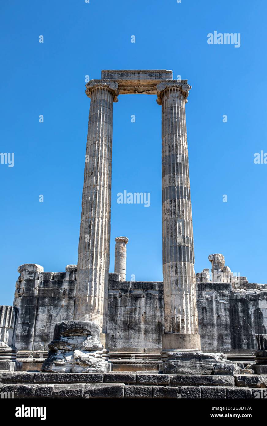 Didyma Apollon temple ruins, Aydın, Turkey Stock Photo - Alamy