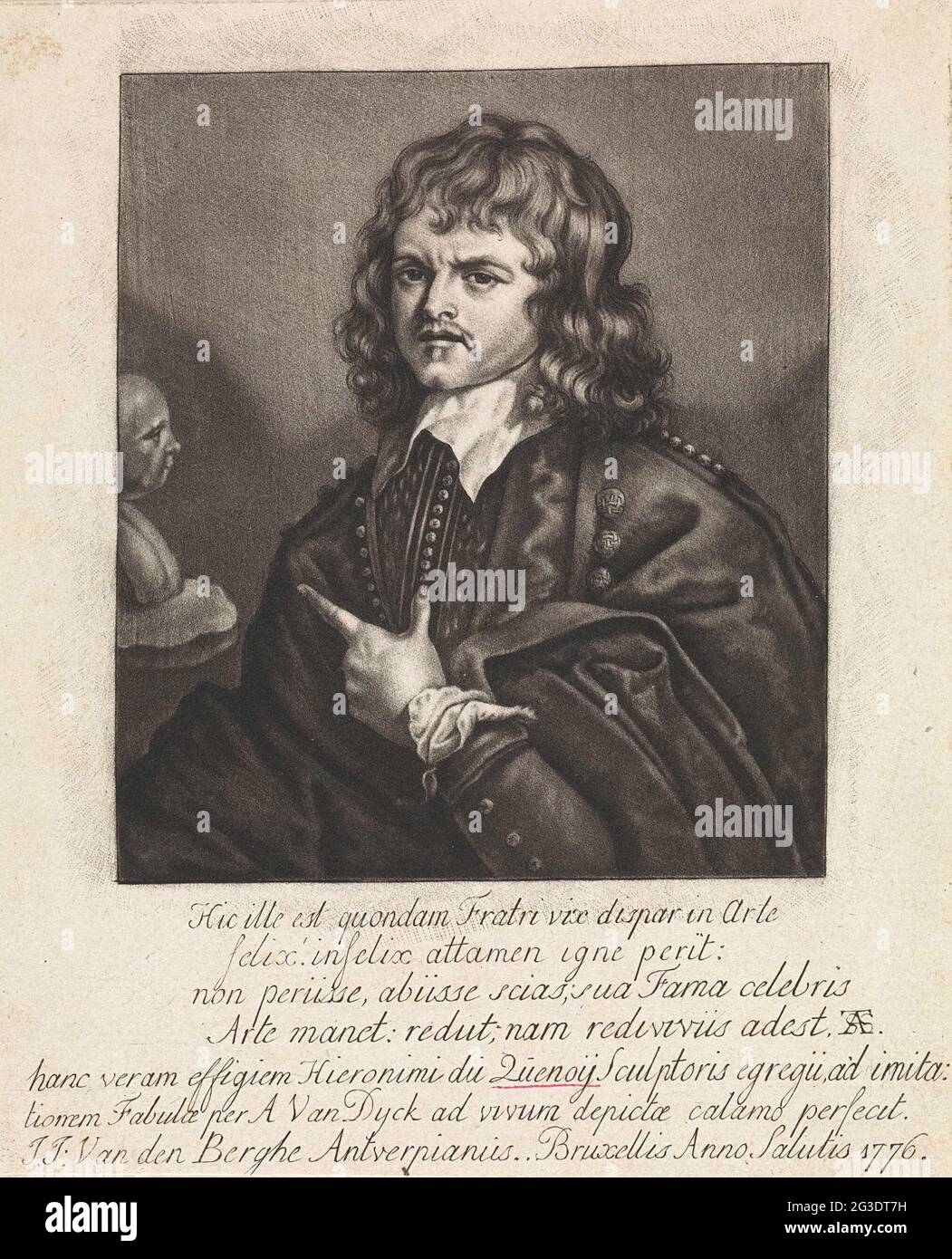 Portrait of the sculptor Jerôme Duquesnoy Stock Photo - Alamy