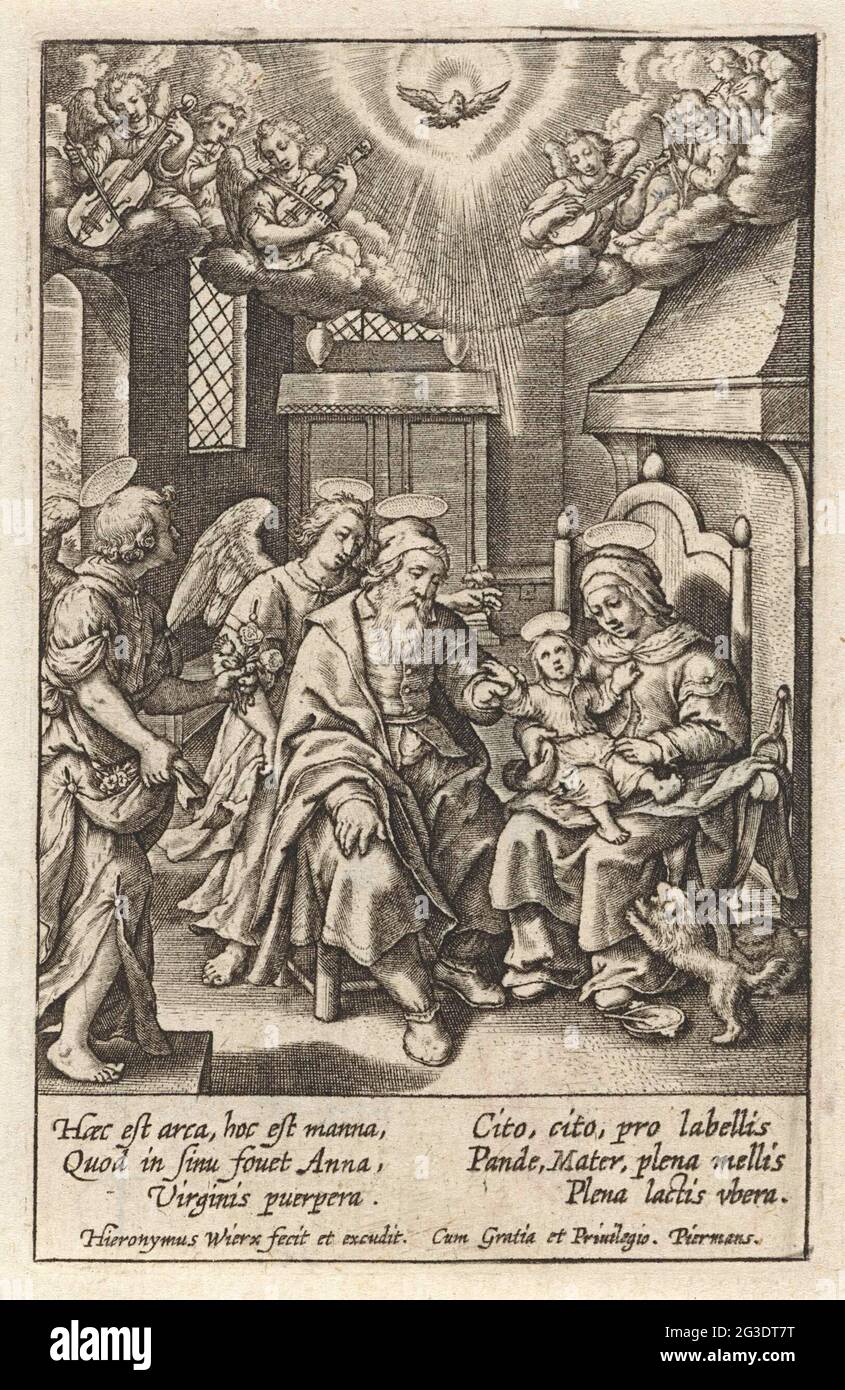 Mary on her mother Anna; Life of the Virgin Mary; Vita Deiparæ Virginis ...