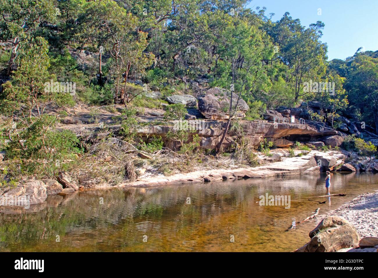 Jellybean Pool, Blue Mountains National Park Stock Photo - Alamy