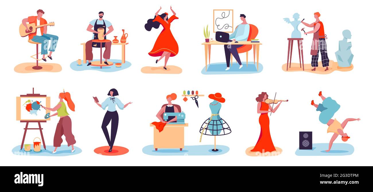 Handicraft professions Cut Out Stock Images & Pictures - Alamy