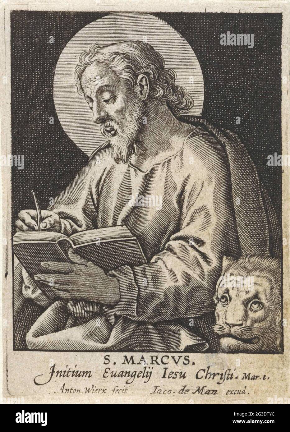Evangelist Marcus; S. Marcvs; Four evangelists. The Evangelist Marcus ...