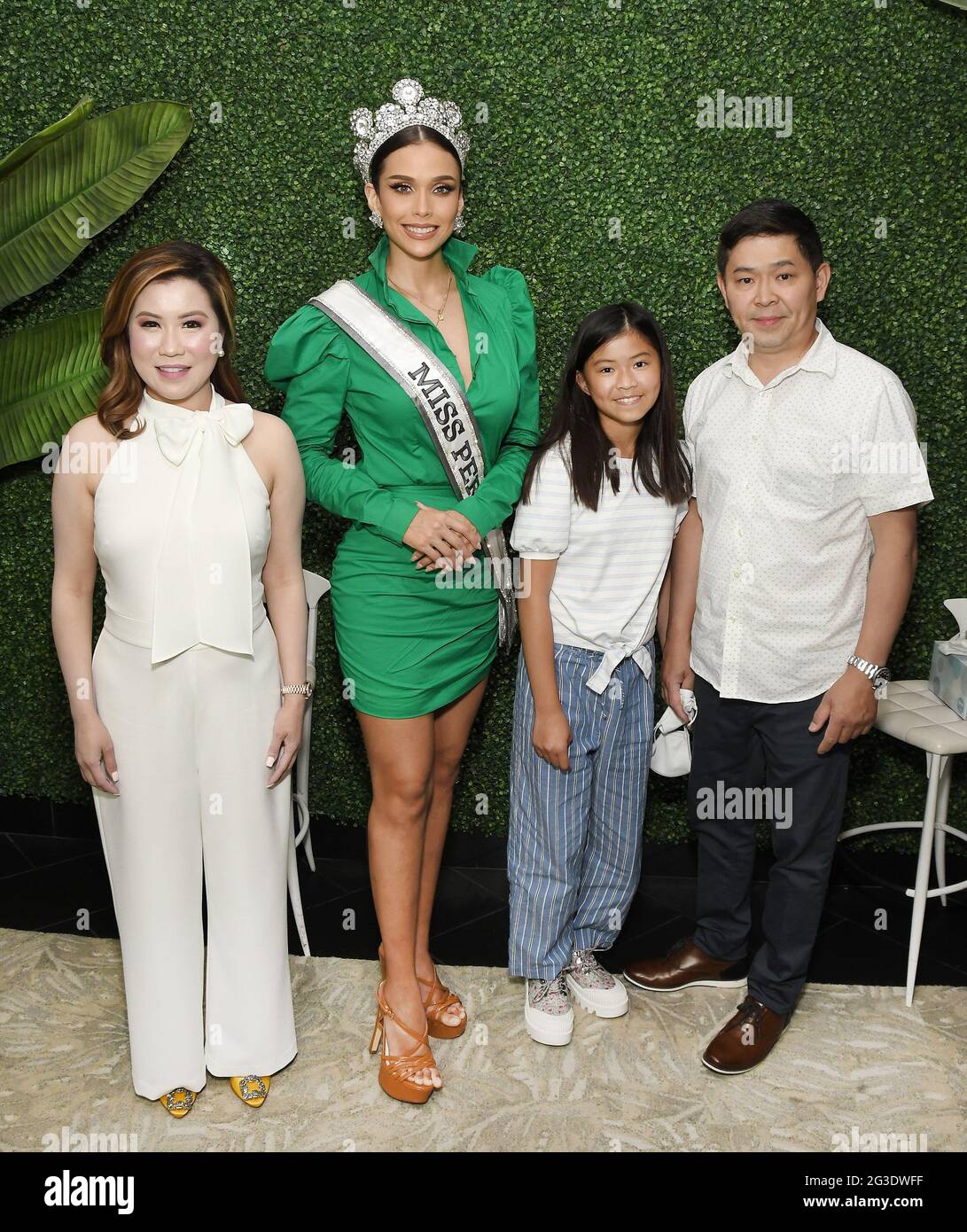 Los Angeles, USA. 15th June, 2021. Miss Universe Peru 2020 Janick ...