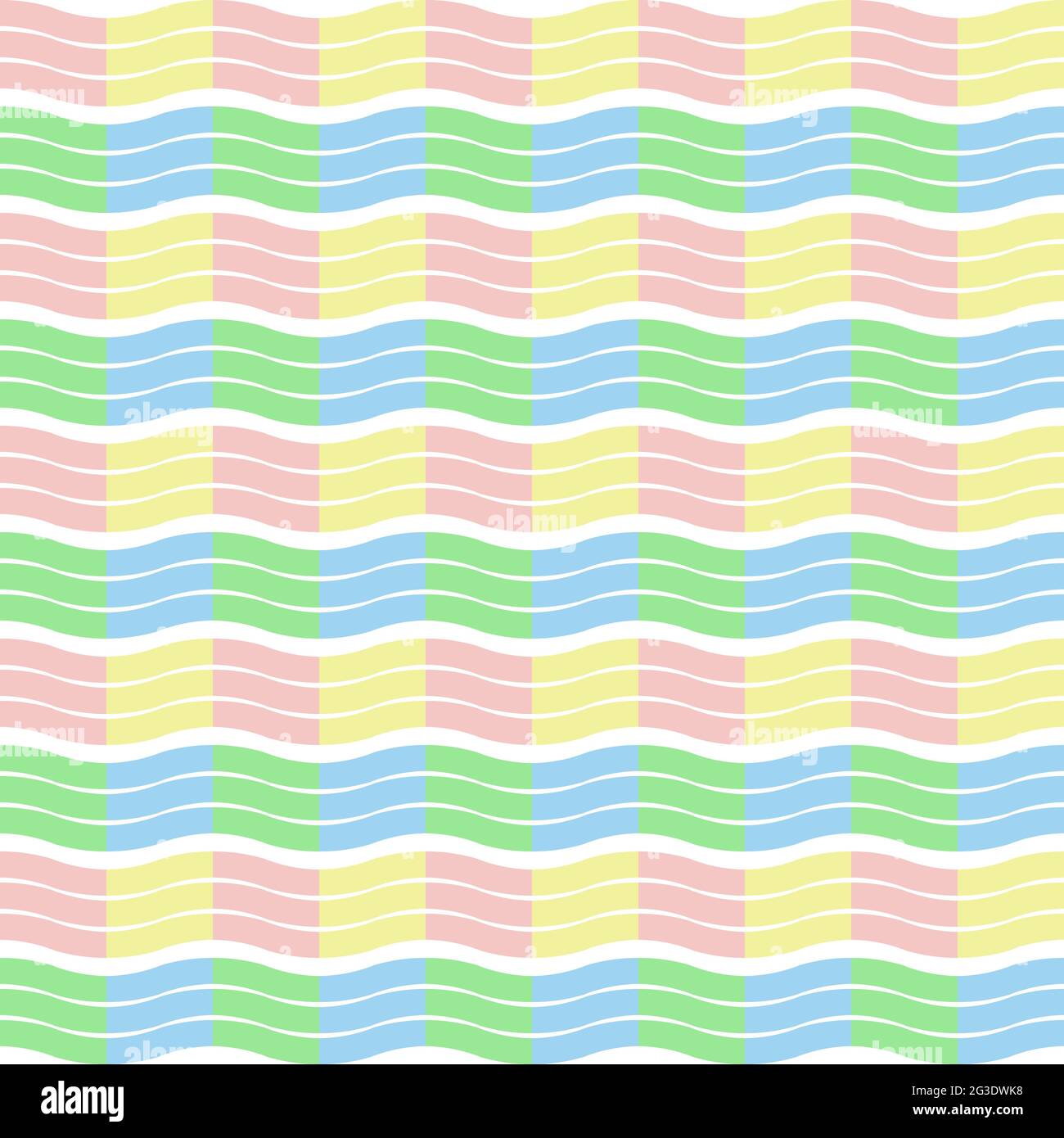 wave sweet pastel seamless pattern background vector, best for for ...