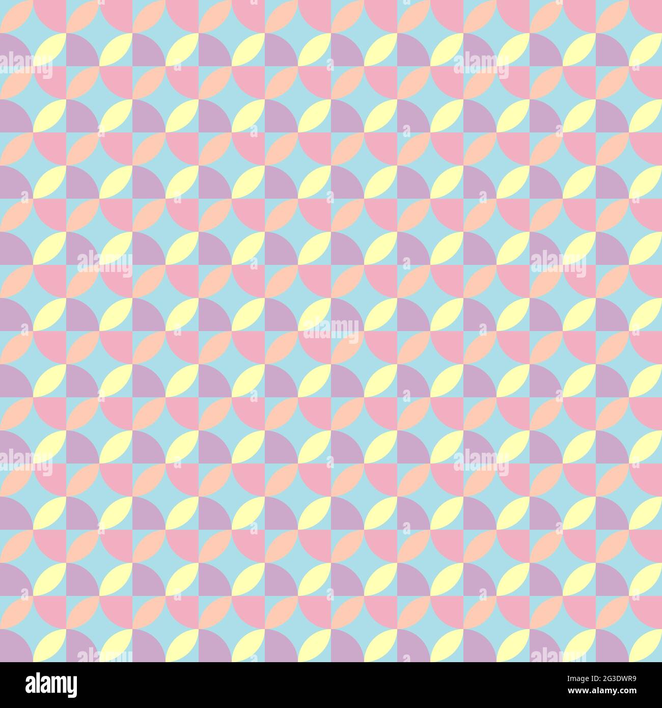 Circle abstract pastel seamless background, Endless texture can be used ...