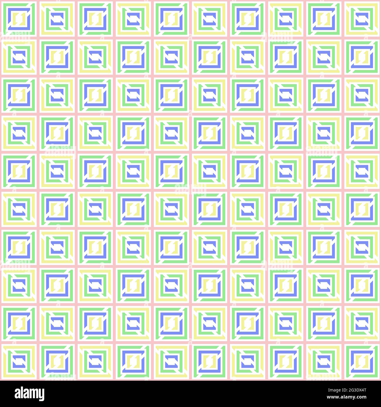cute square pastel seamless pattern background vector, best for for ...