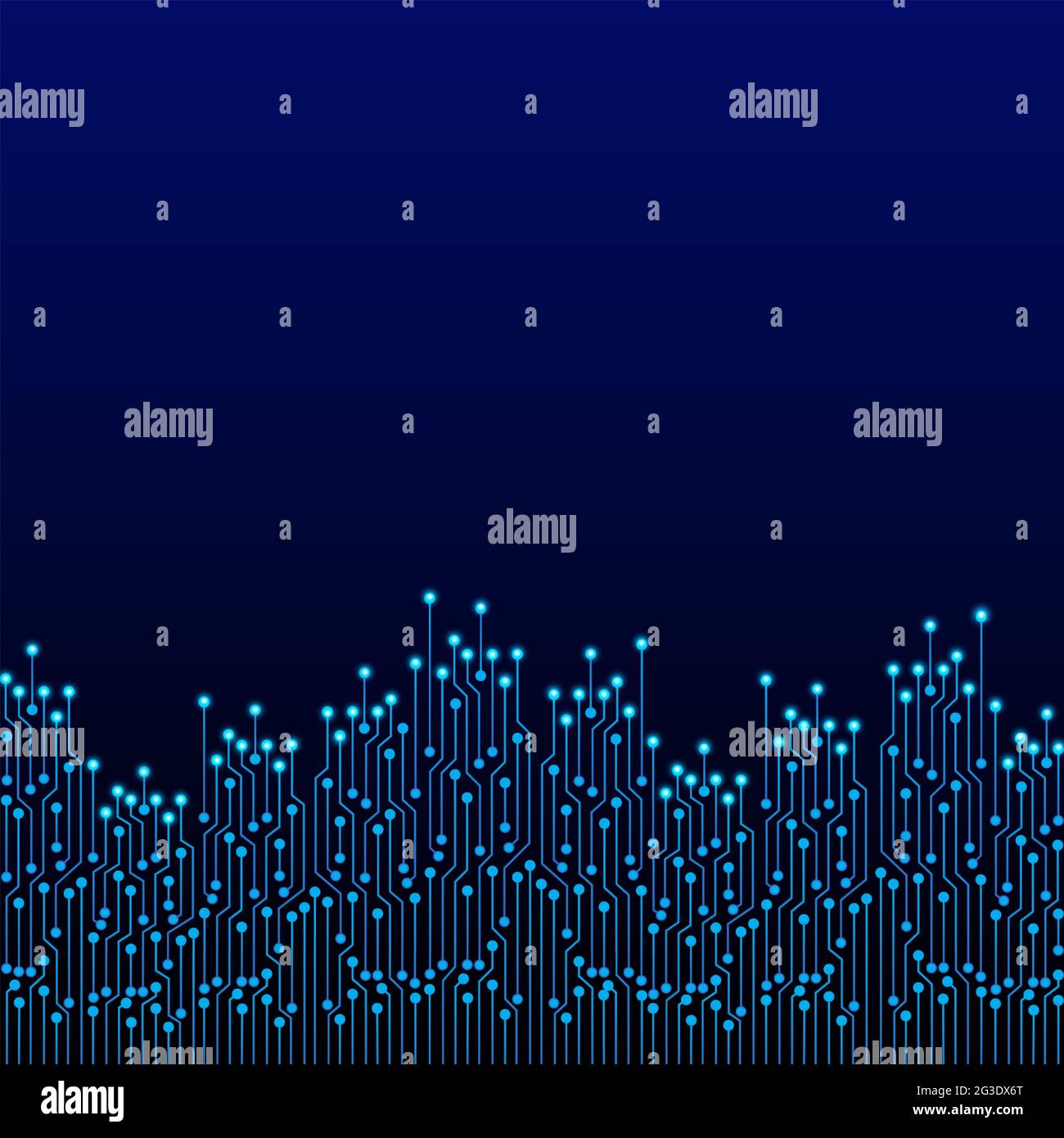 Vector Abstract circuit board, high technology dark blue color ...