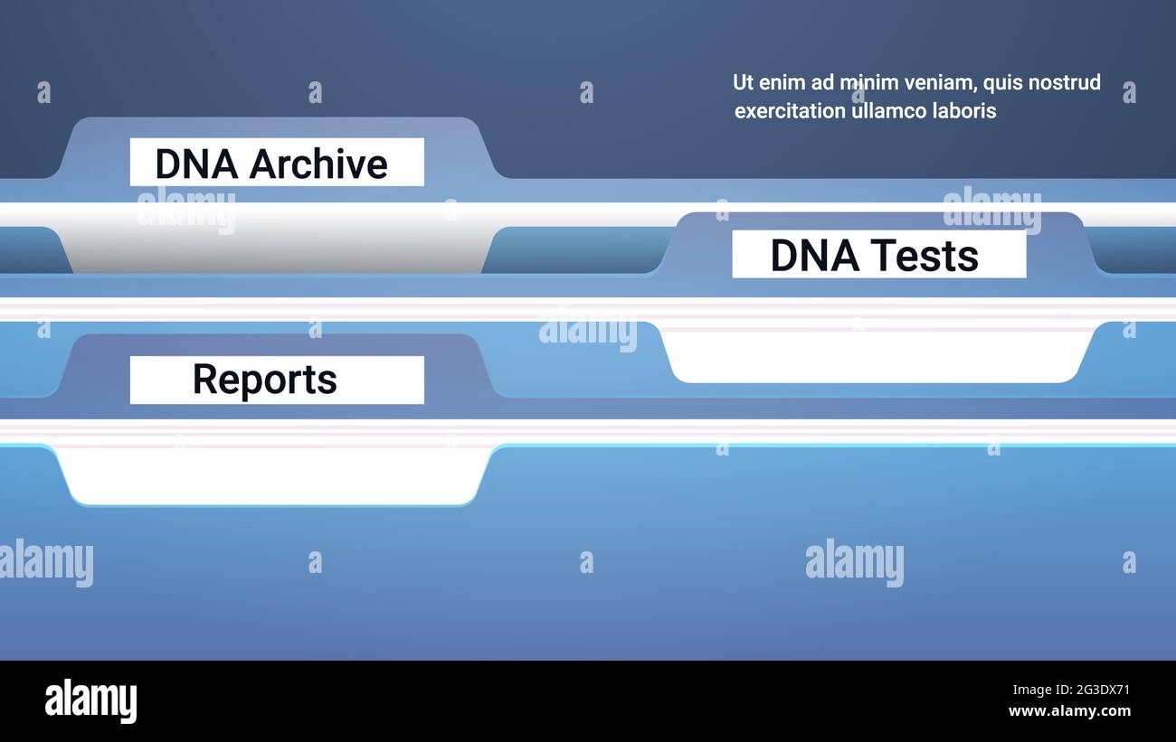 file register folders with genetic DNA archive tests and reports clinic ...
