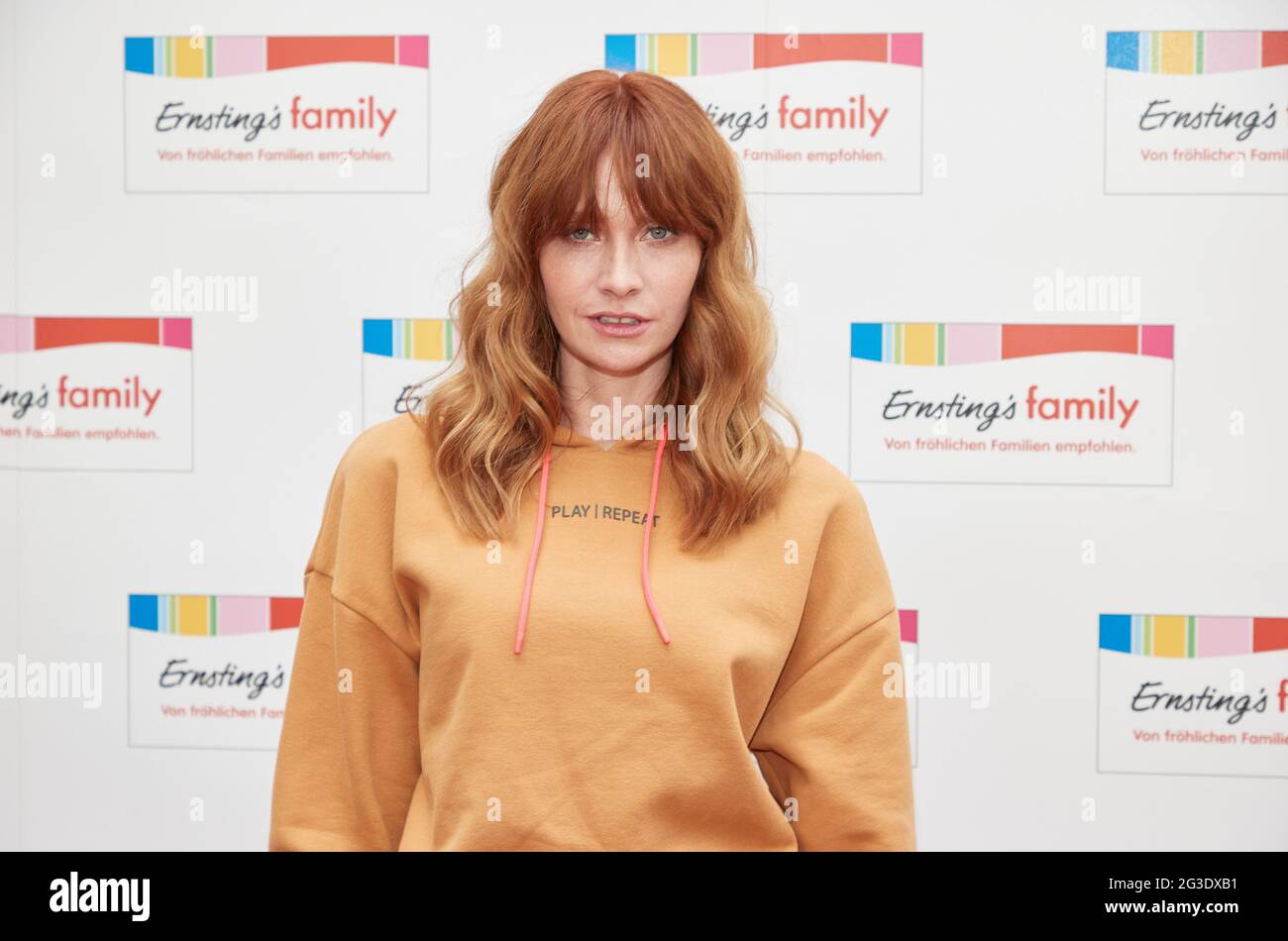 Hamburg, Germany. 15th June, 2021. Sandra Hunke, model, stands on the ...