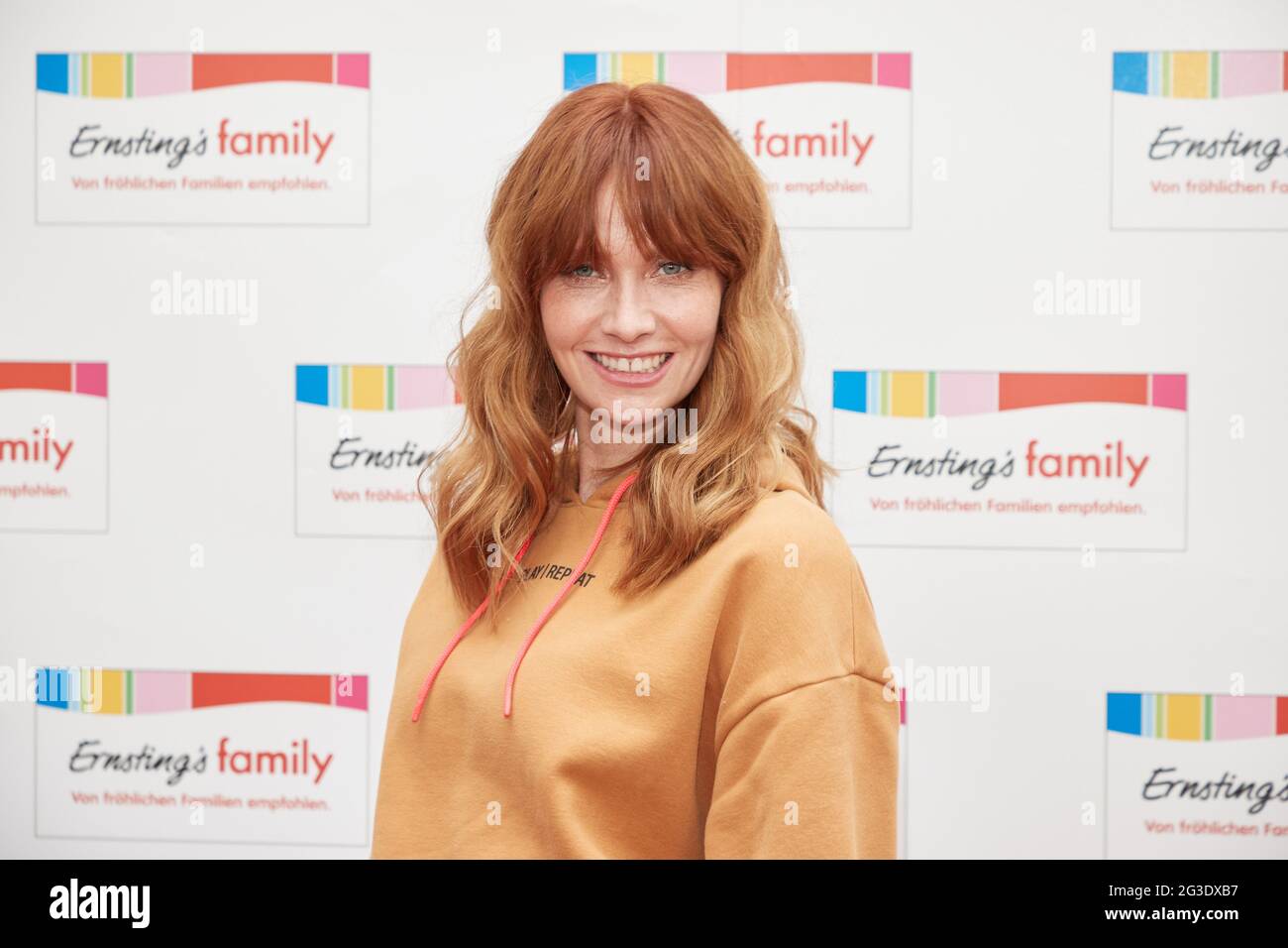 Hamburg, Germany. 15th June, 2021. Sandra Hunke, model, stands on the ...