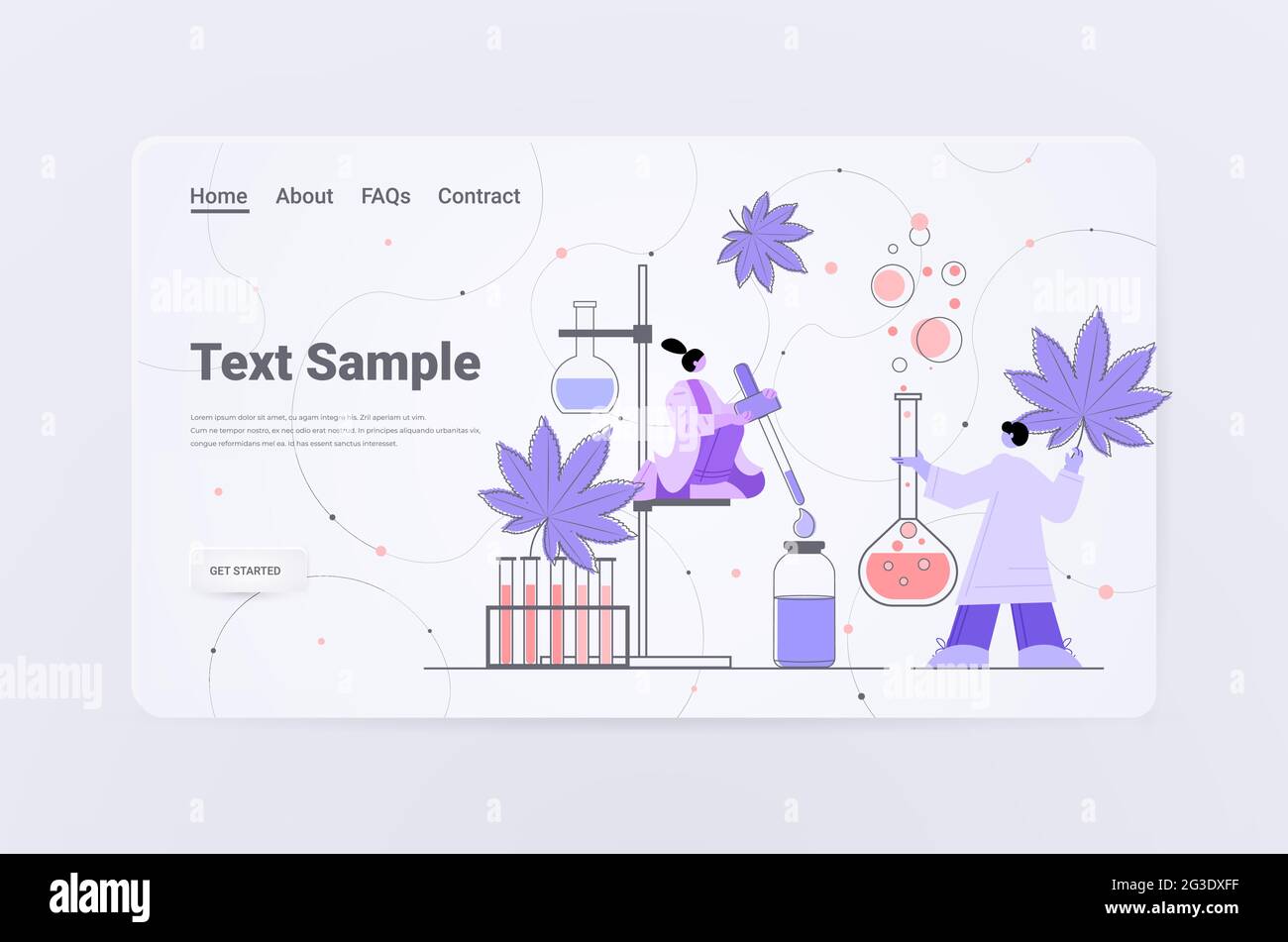 Oil testing lab Stock Vector Images - Alamy