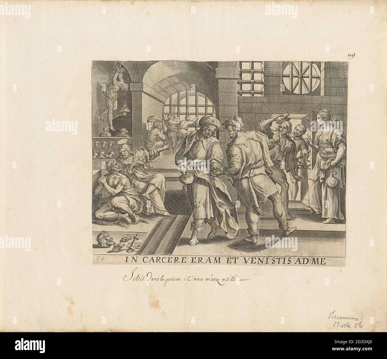 Visits of the prisoners; Seven works of mercy; Thesaurus Sacrarum ...