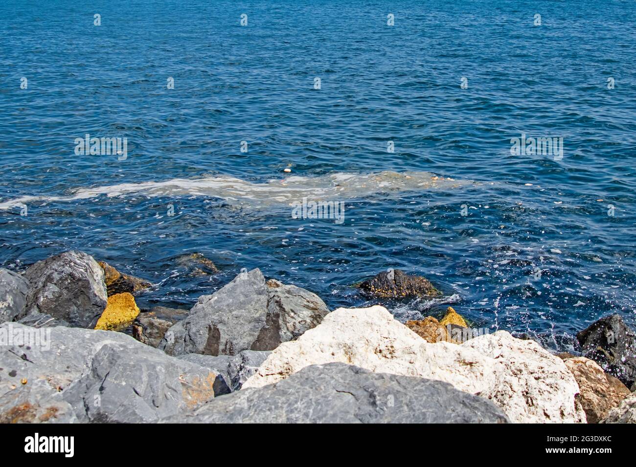 Environmental pollution in the sea and nature Stock Photo - Alamy