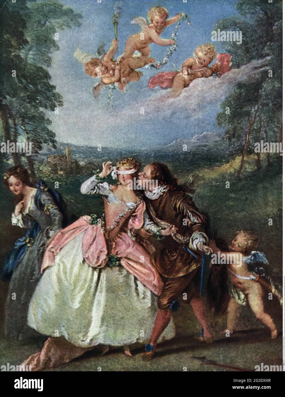 Blind man's buff hi-res stock photography and images - Alamy