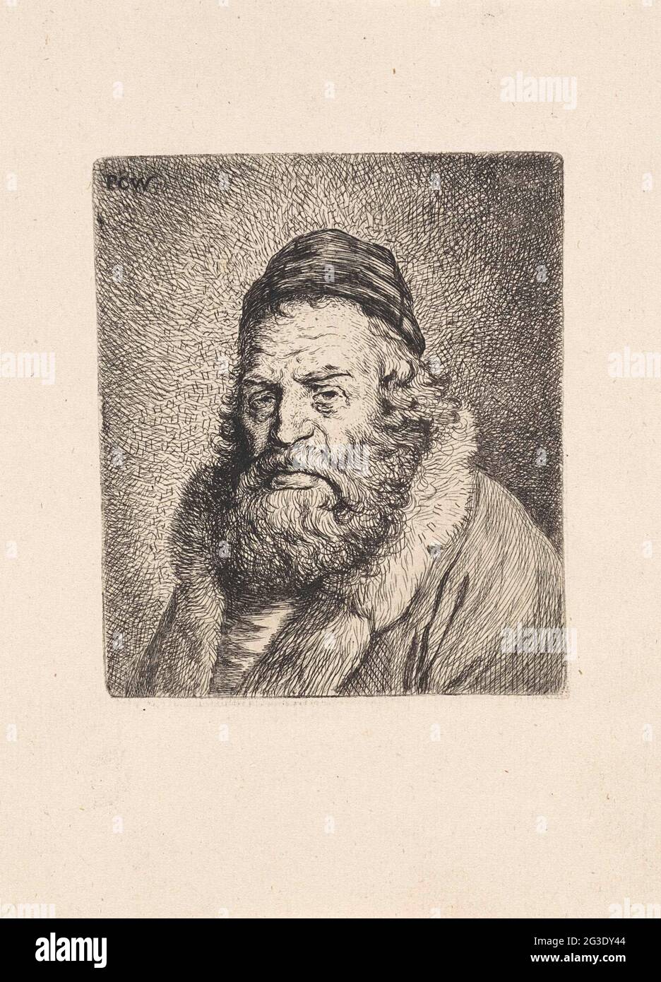 Portrait of Moses Edrehy. Portrait of the Jewish theologian Moses ...