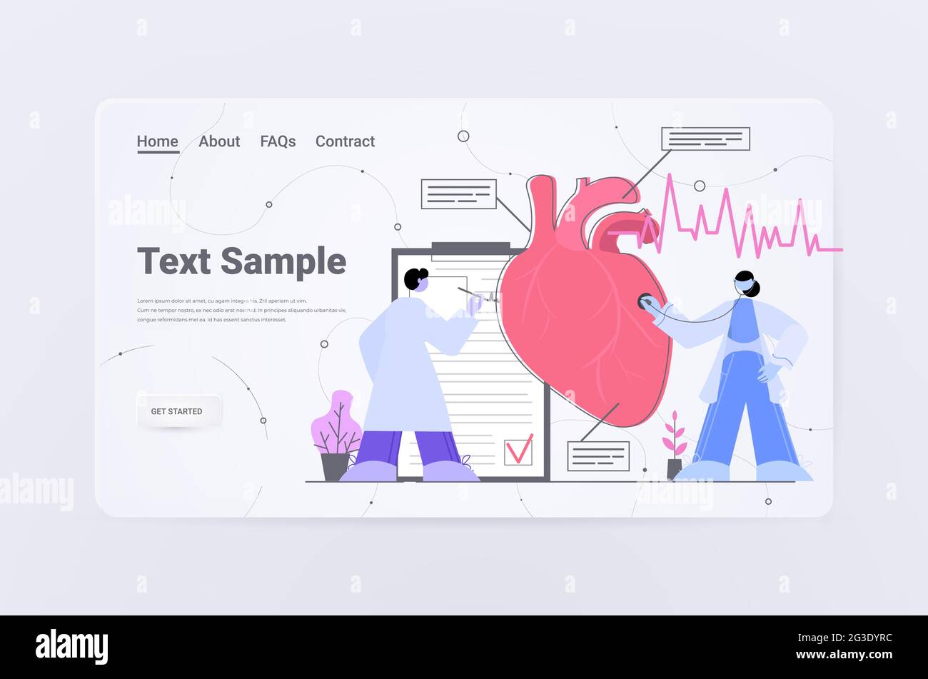 doctors cardiologists team examining heart medical consultation human ...