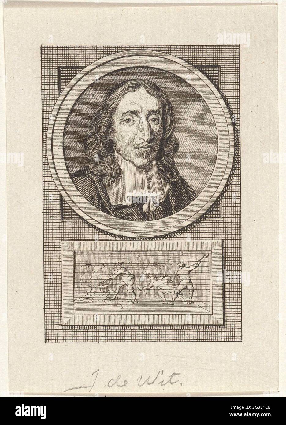 Portrait of Johan de Witt. Portrait of Johan de Witt, Board pensioner ...