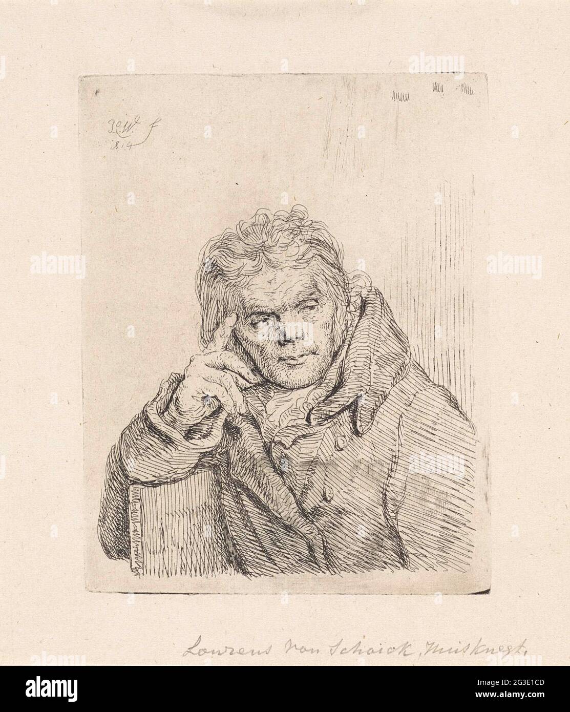 Portrait of Laurens van Schaik. Portrait of Laurens van Schaik. His arm ...