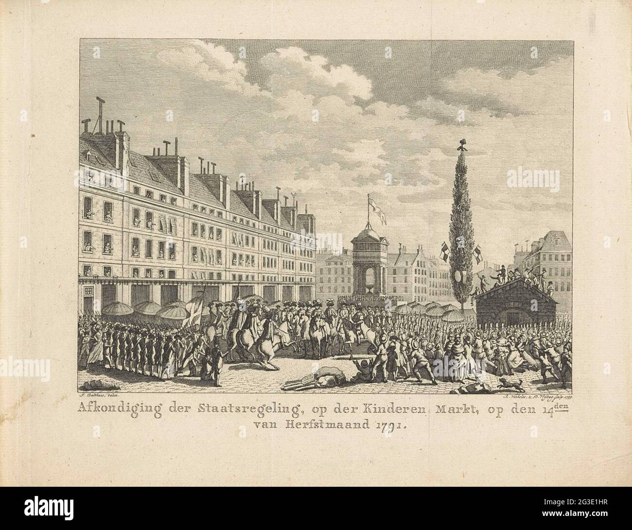 September 14th 1791 proclamation new constitution hi-res stock ...