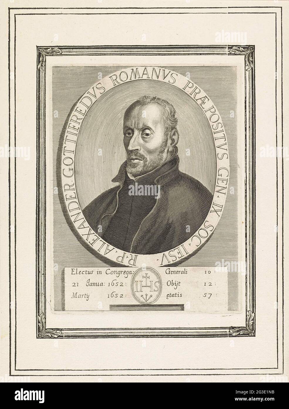 Portrait of the Italian priest Alessandro Gottifredi. In the context ...