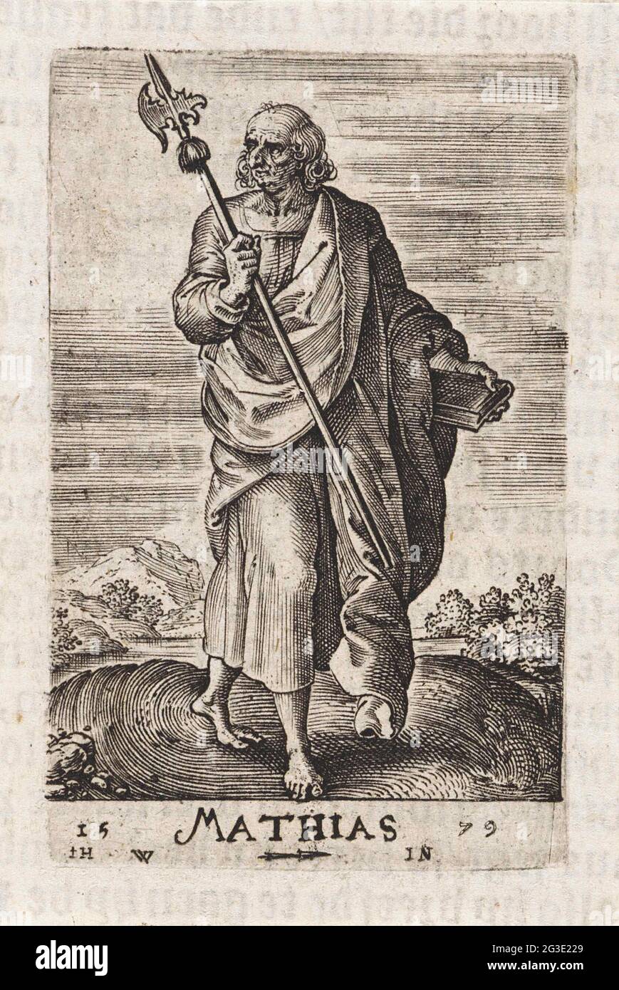 H. Mattias; Mathias; Christ and the twelve apostles, and H. Paulus ...