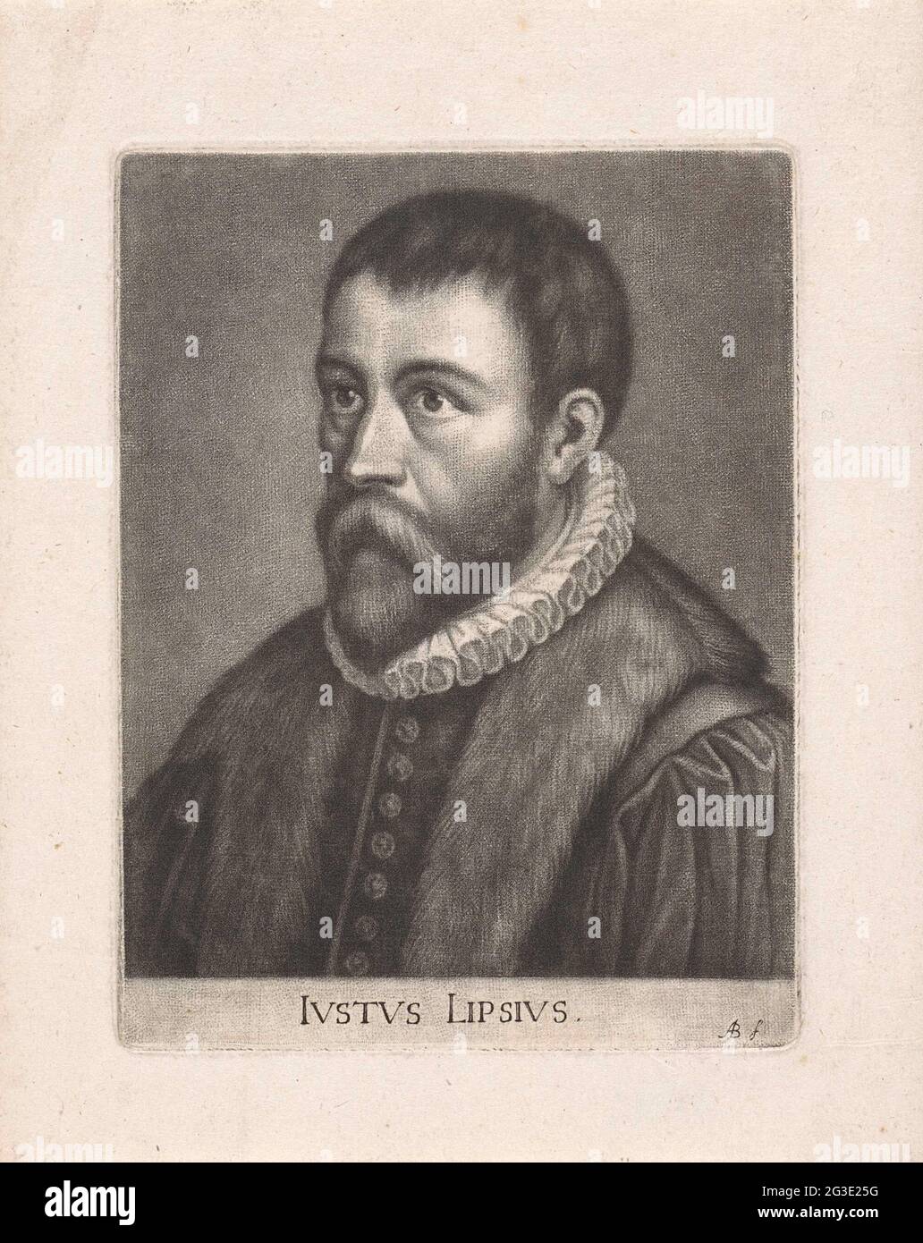 Portrait of Justus Lipsius; IVSTVS LIPSIVS. Portrait of Justus Lipsius ...