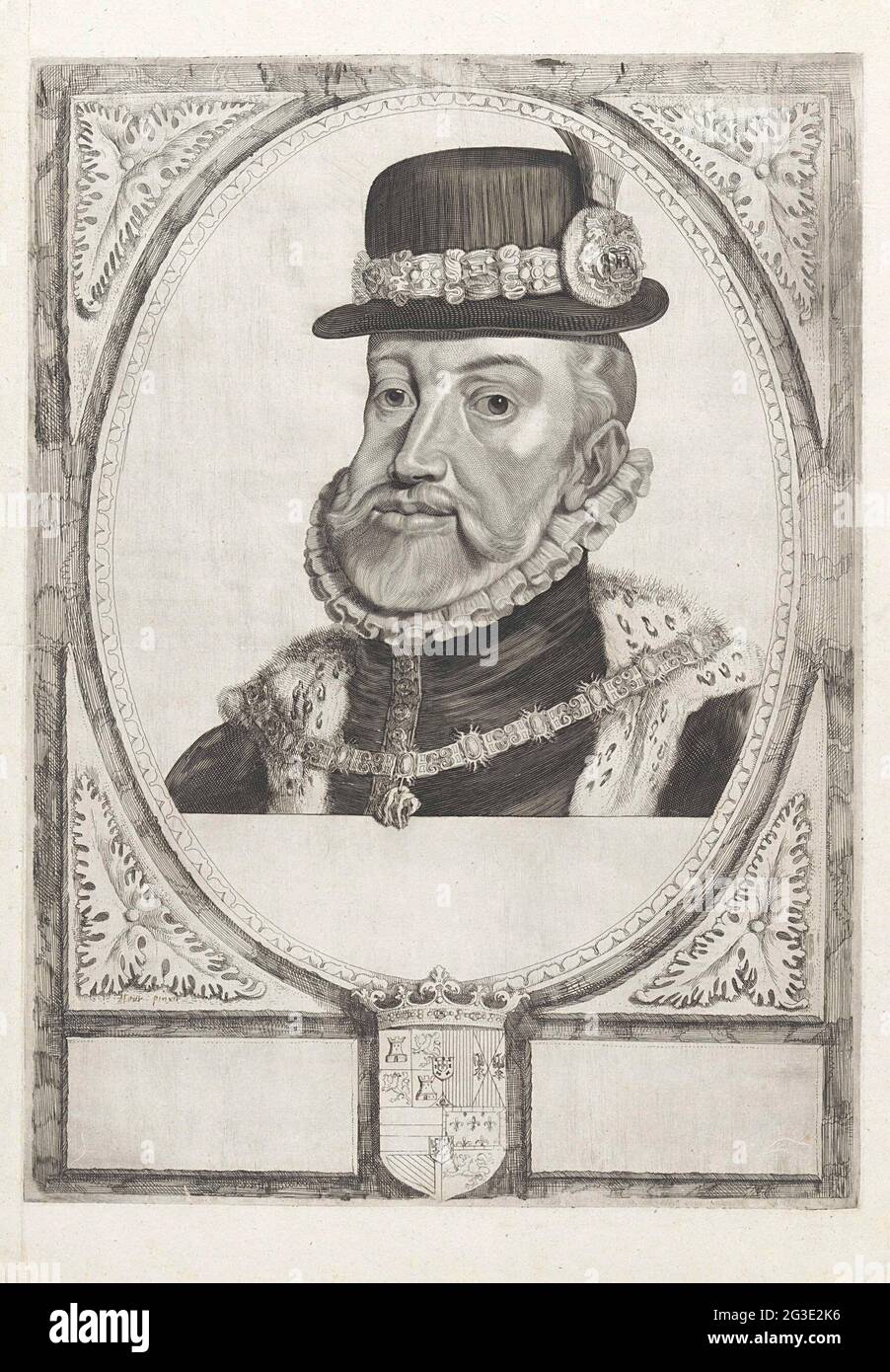Portrait of Charles V van Habsburg. Karel v van Habsburg, german ...