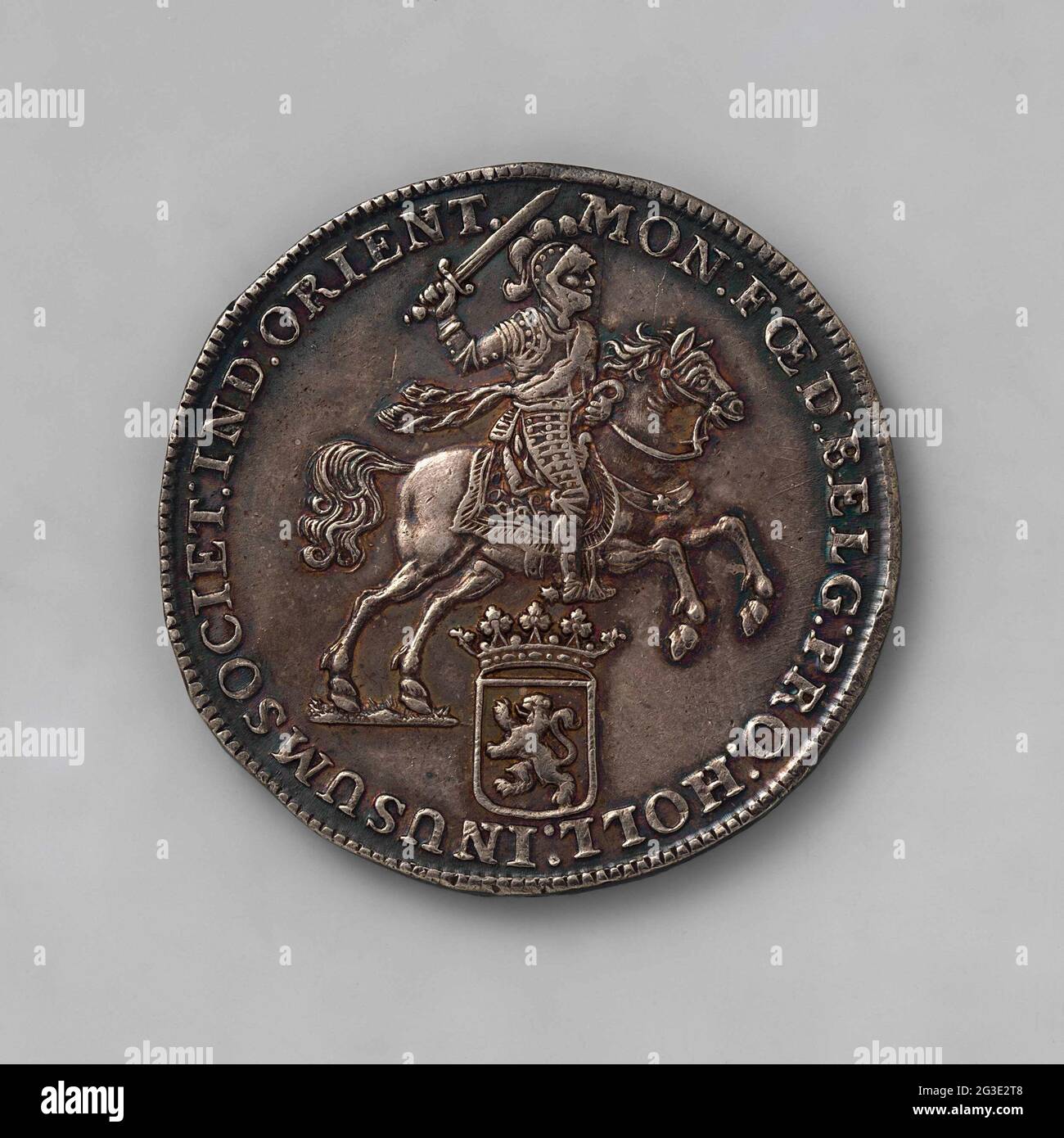 Dukaton or silver rider of the VOC from Holland, 1739; VOC, Dukaton or ...