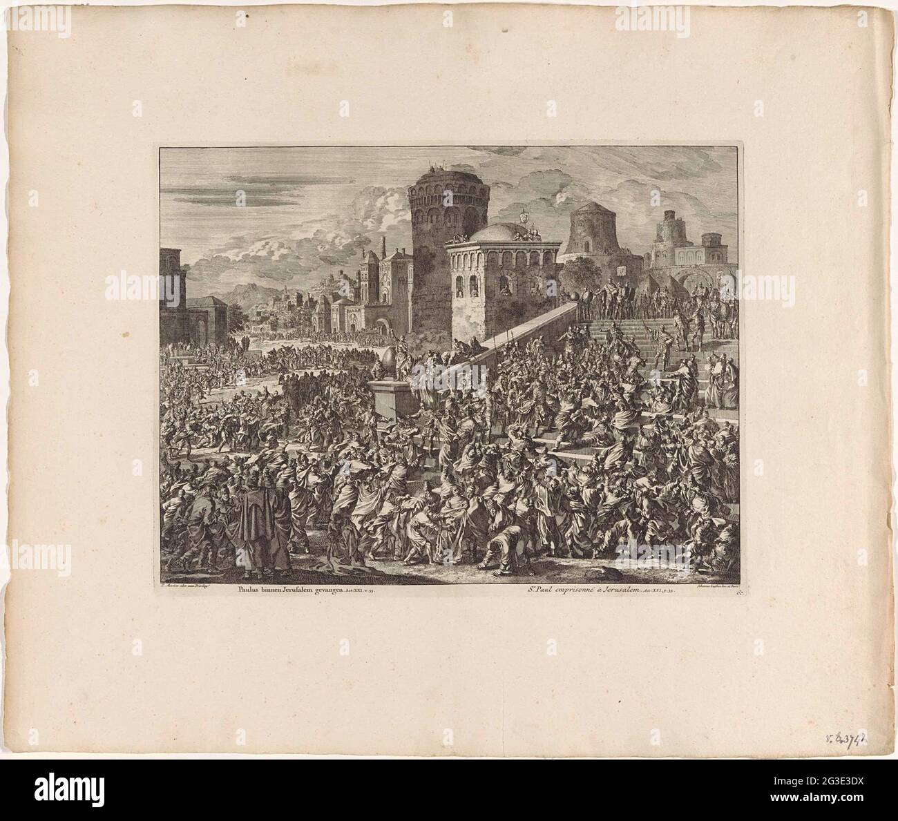 Paul is captured by Roman soldiers; Paul caught in Jerusalem Stock ...