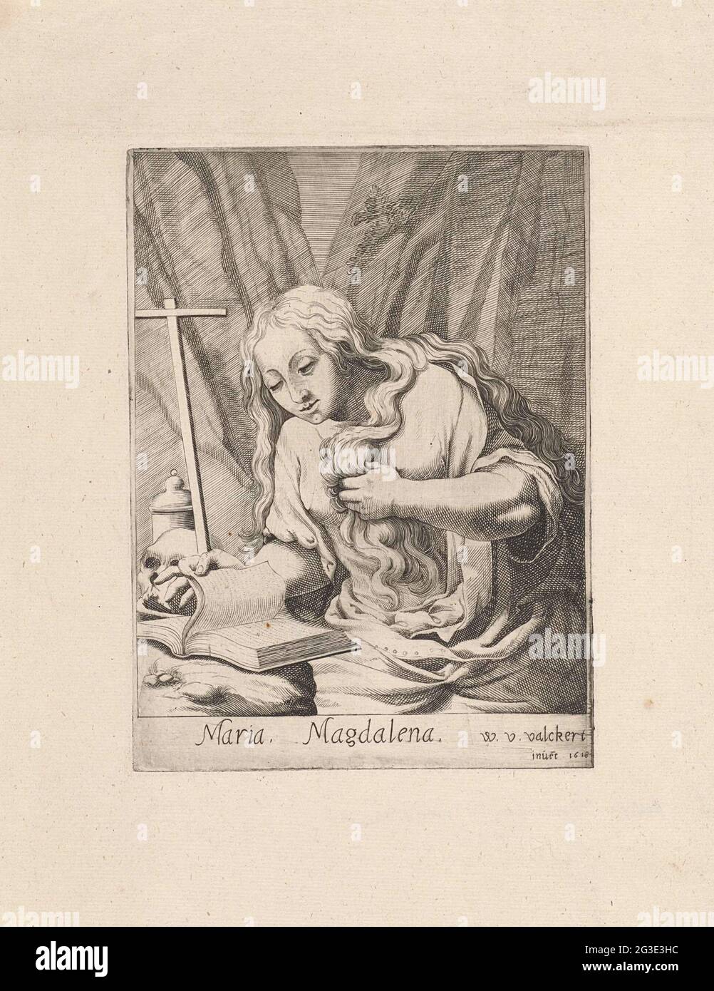 Bootless Maria Magdalena reading. Maria Magdalena reads in a book, with ...