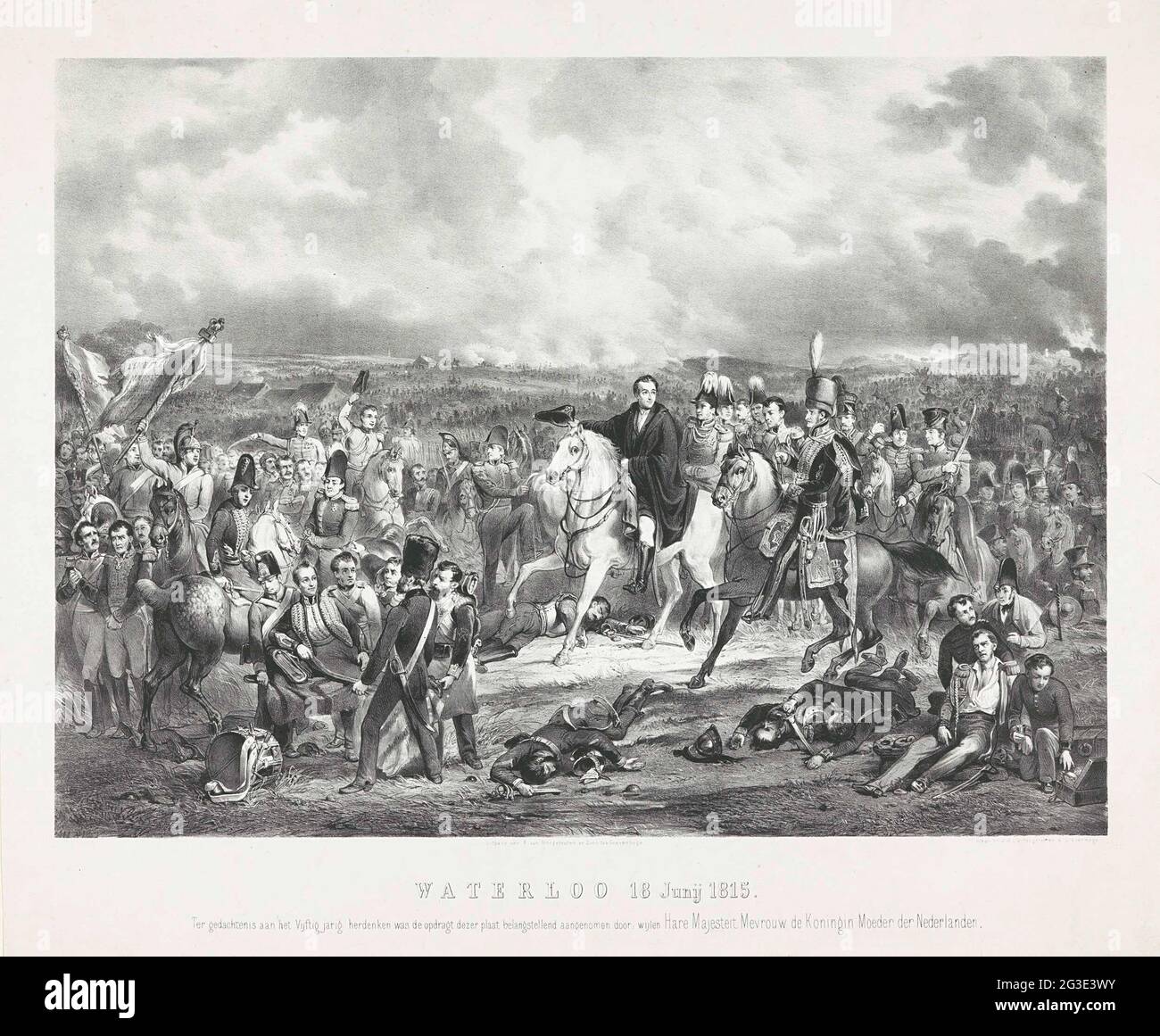 Battle of Waterloo, 1815; Waterloo 18 June 1815. The Battle of Waterloo ...