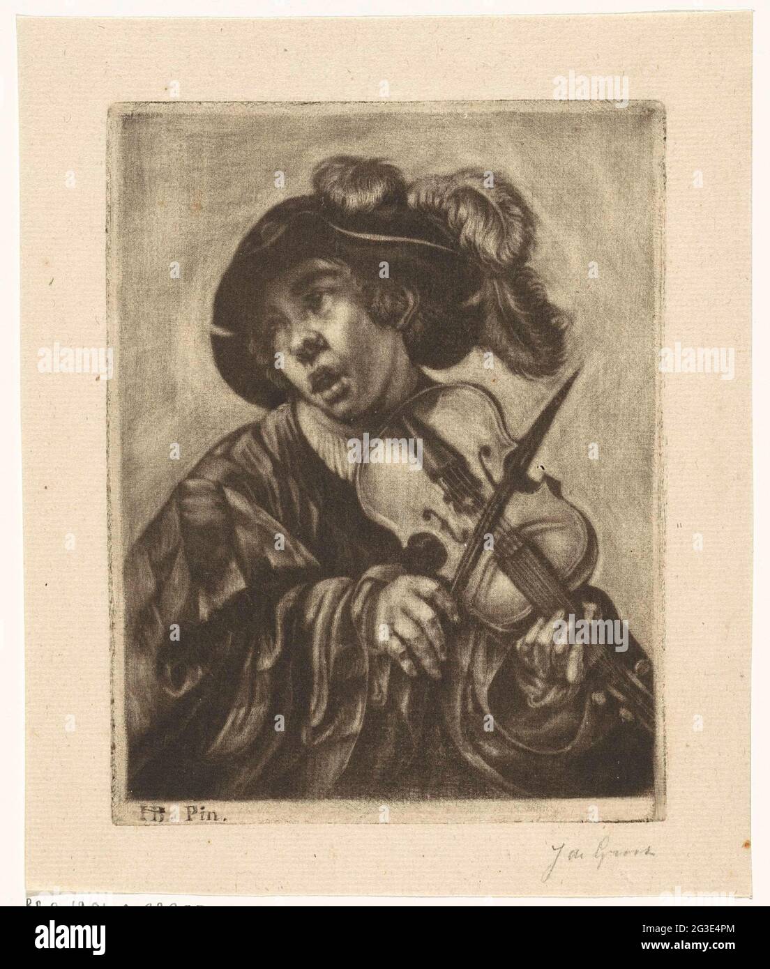 Portrait of Daniel Boon. The painter and musician Daniel Boon as a ...