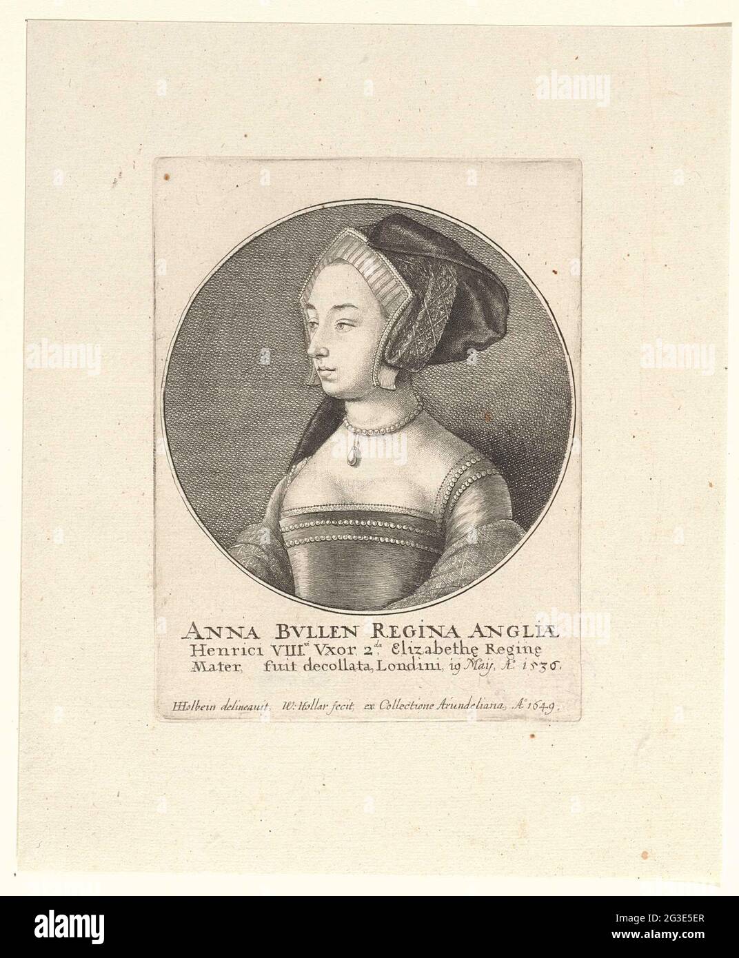 Portrait of Anna Boleyn, Queen of England Stock Photo - Alamy