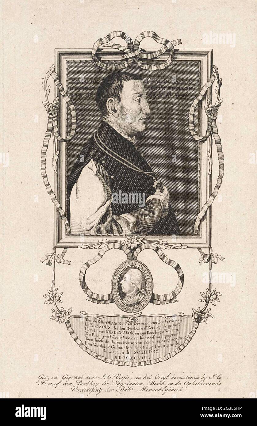 Portrait of René de Chalon. Portrait of René de Chalon, Prince of ...