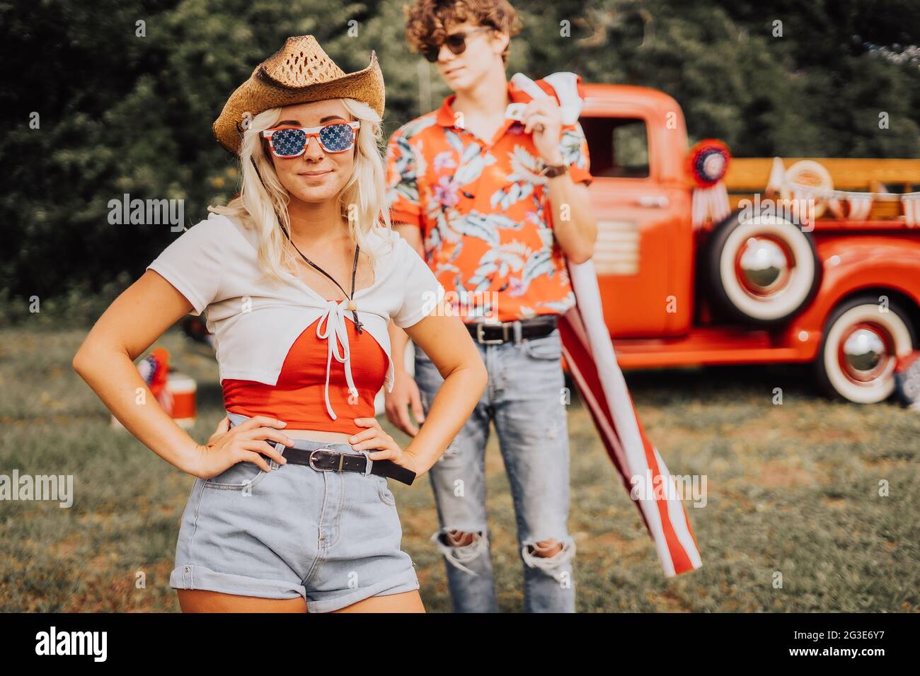 Country Couple Photography With Truck