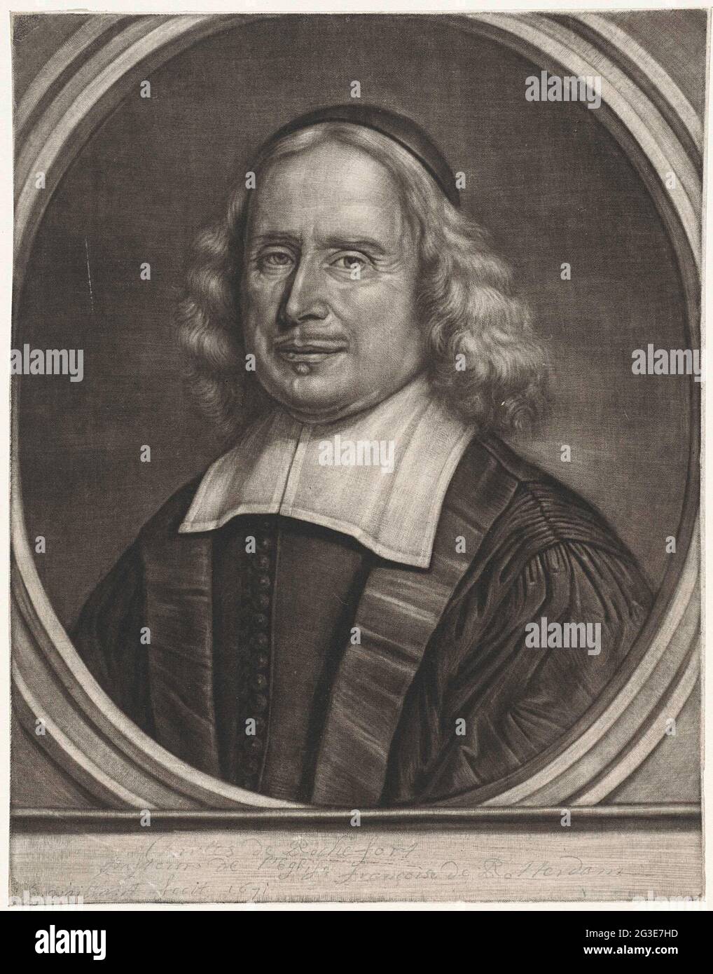 Portrait of the minister Charles de Rochefort Stock Photo - Alamy