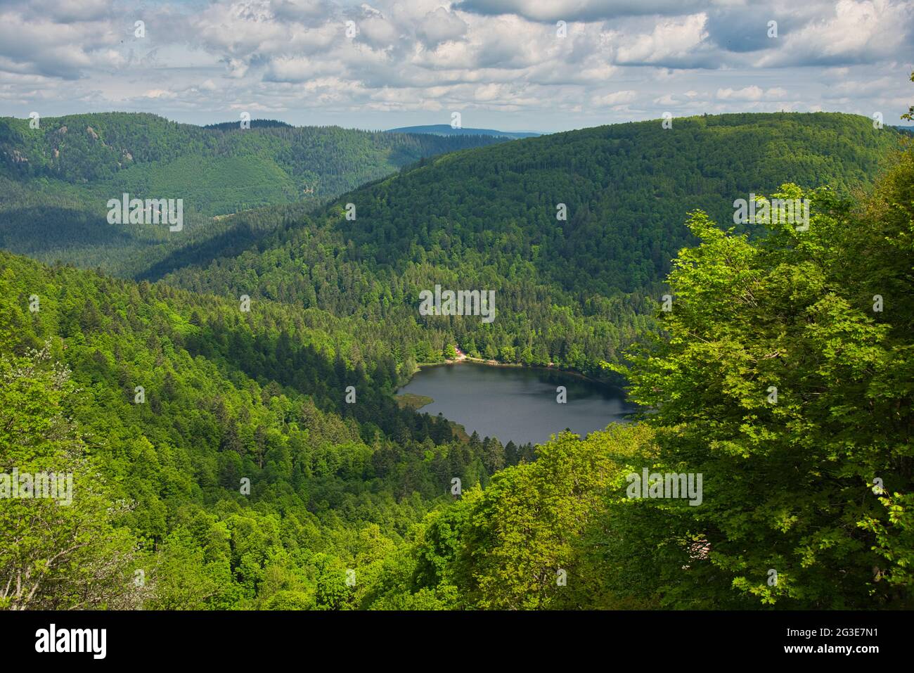 Mountain idyll in the Vosges mountains in France Stock Photo - Alamy