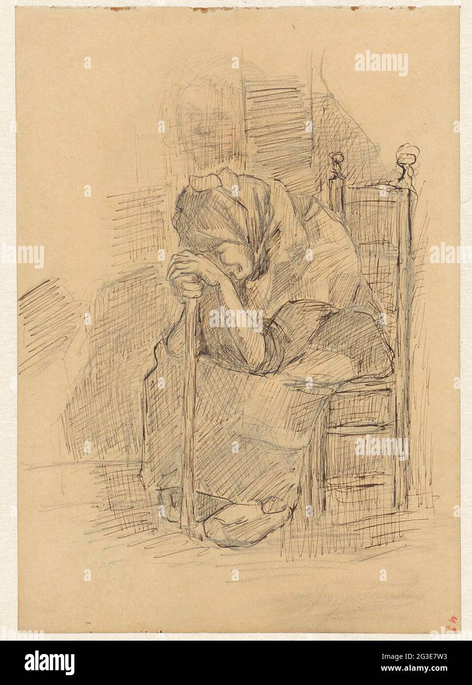 Lean on a stick hi-res stock photography and images - Alamy