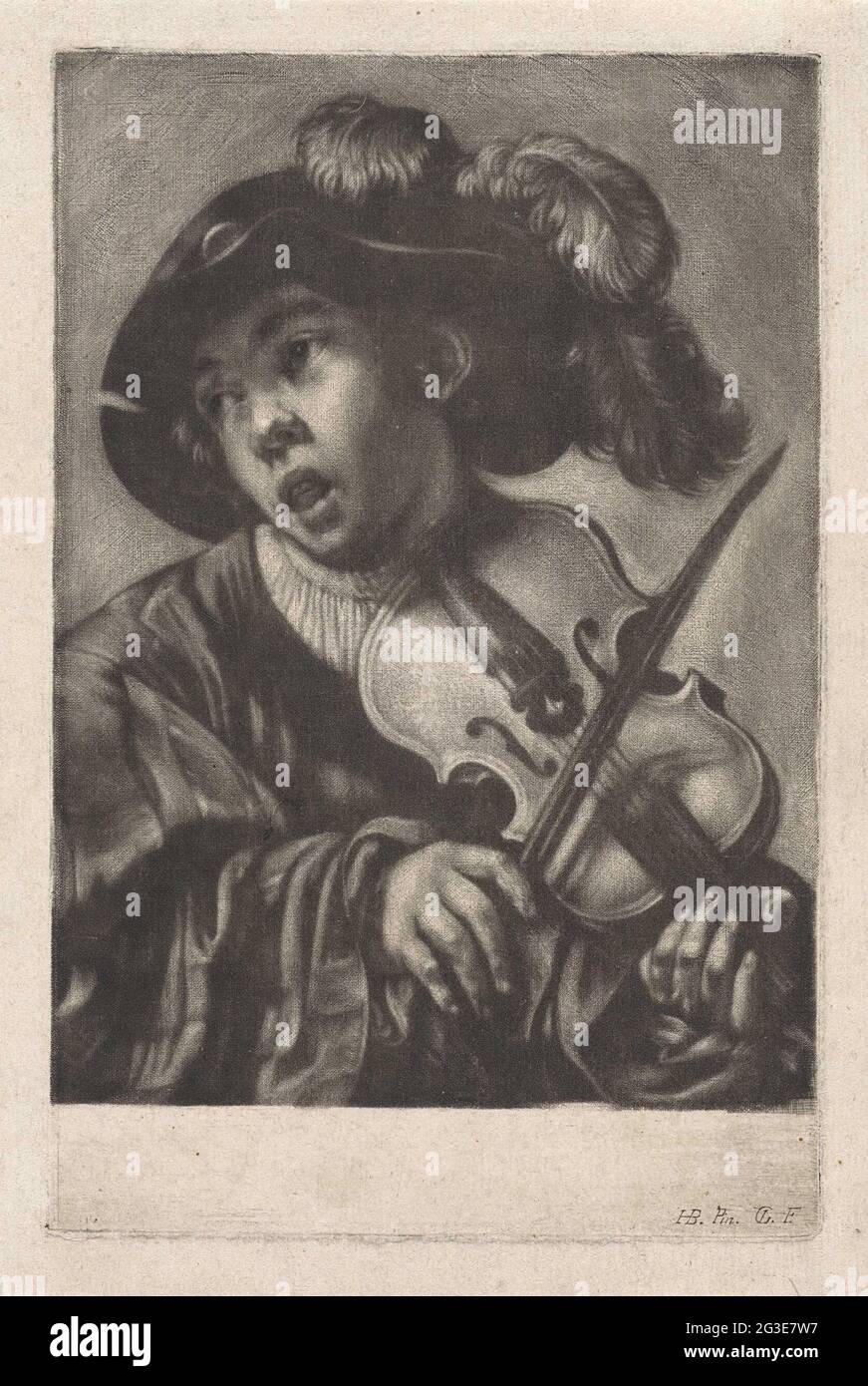 Portrait of Daniel Boon. The painter and musician Daniel Boon as a ...